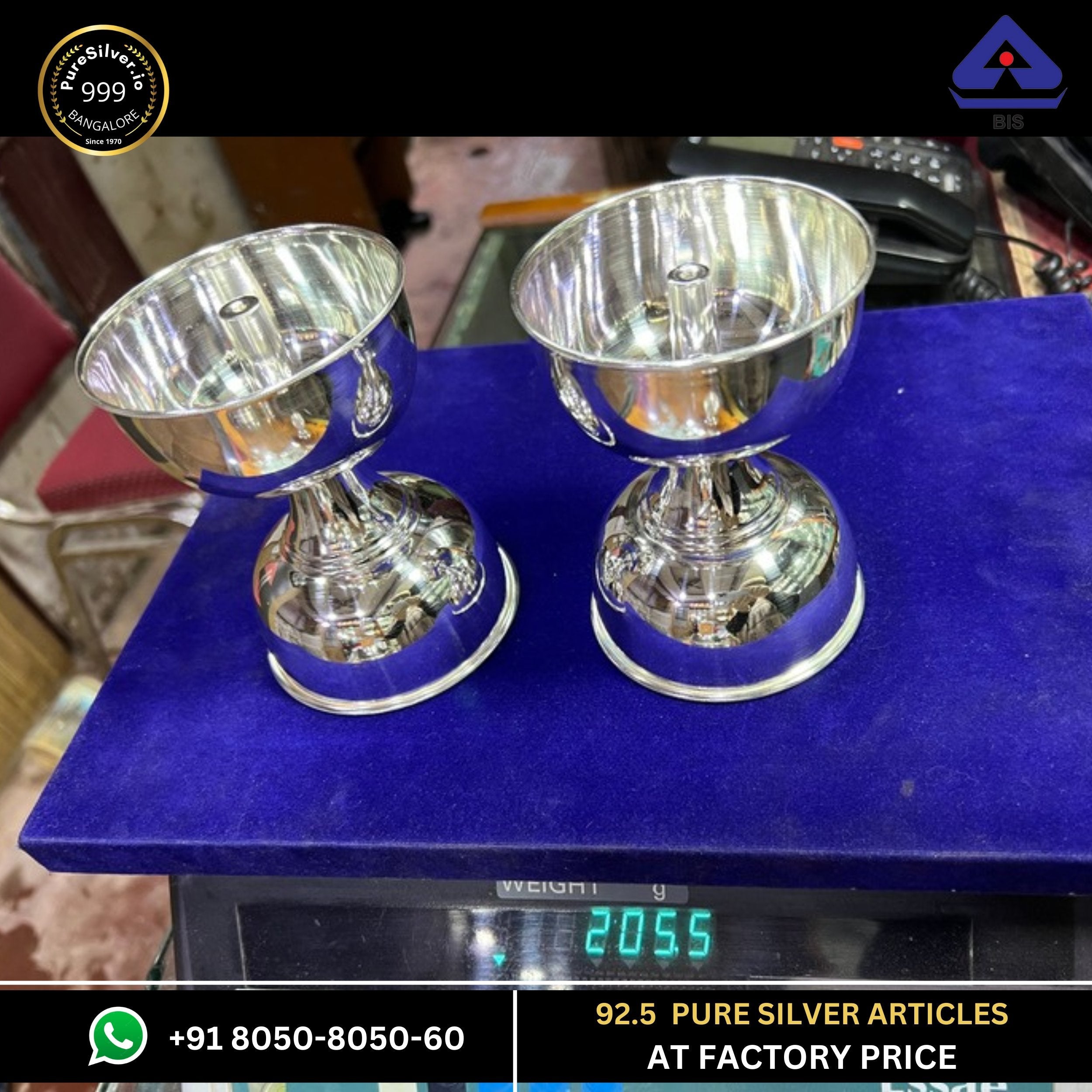 200 Grams Silver Items with Price (925) - PureSilver.io