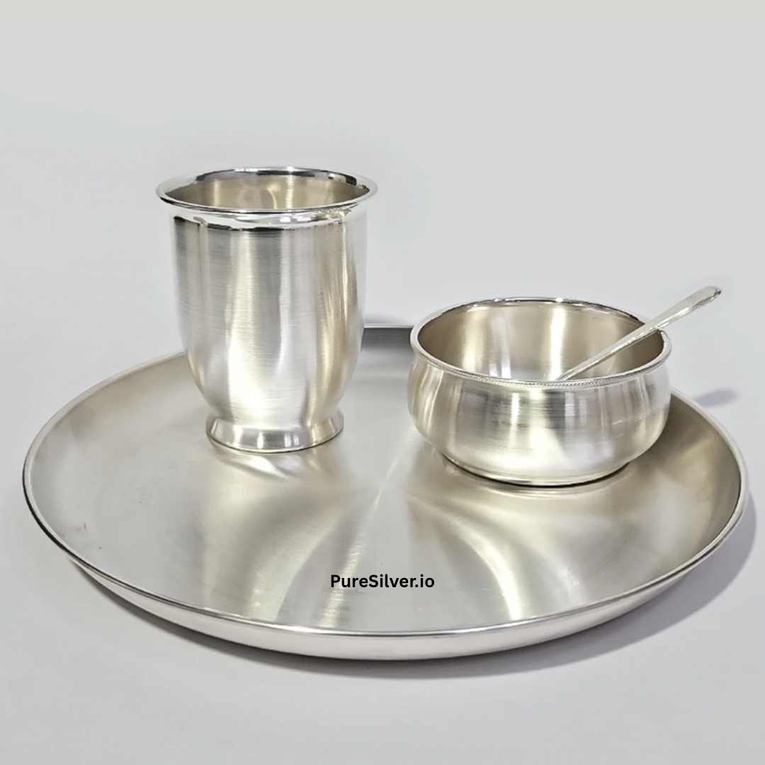 1000 grams Silver Dinner Sets with Price (925) – PureSilver.io