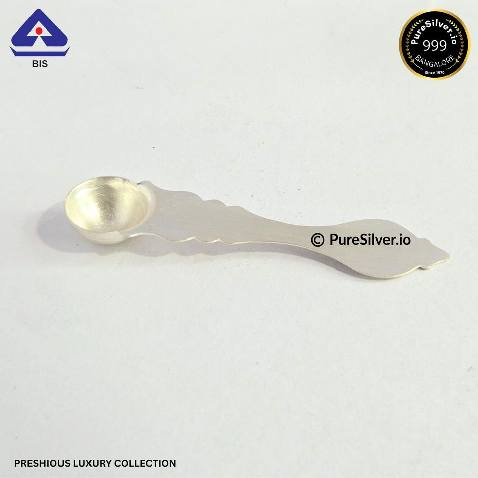 Silver Spoon | Traditional Indian Silver Spoon & Cutlery | Insured ...