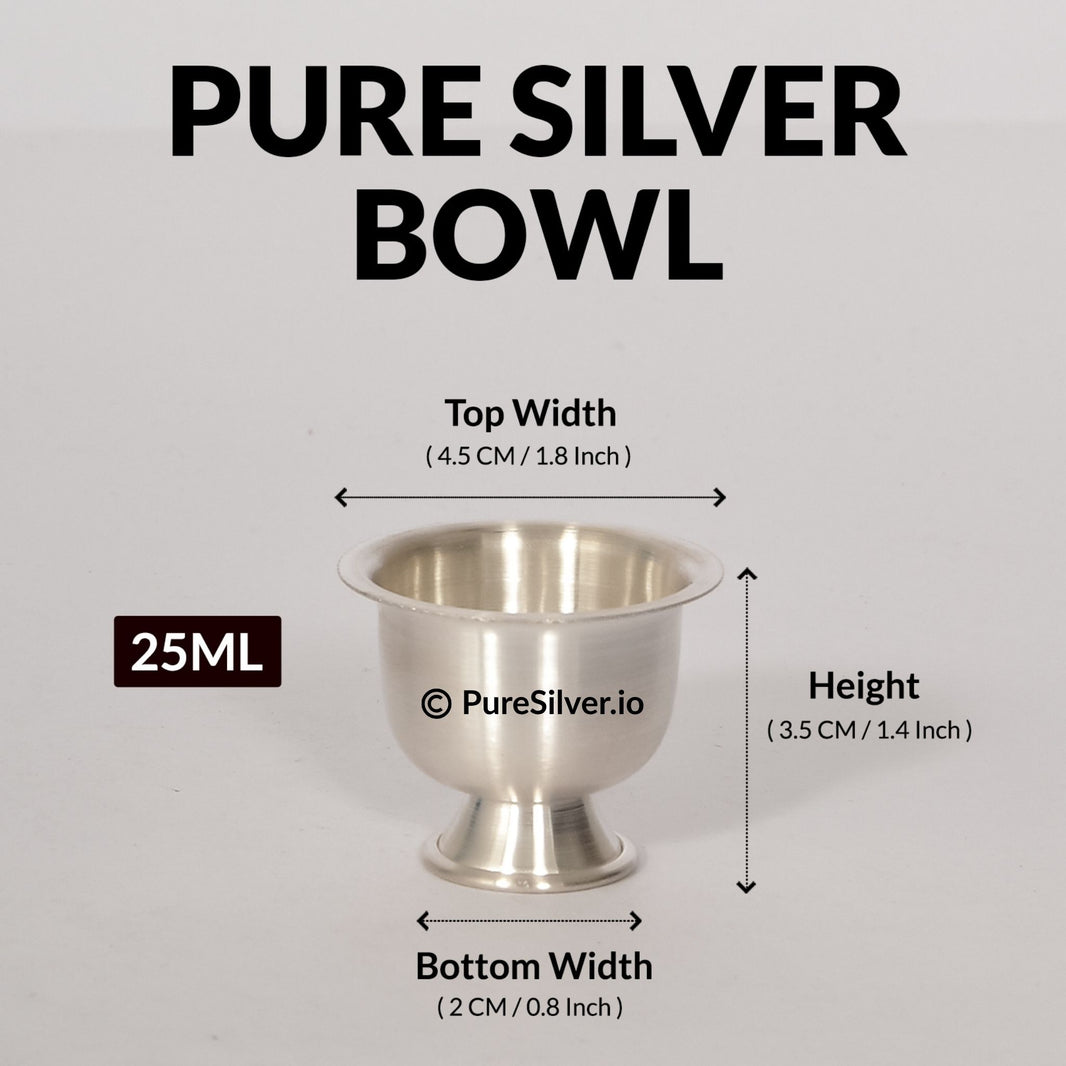 Buy Silver Bowl Online in India | Silver Bowl Price | Pure Silver Bowl ...