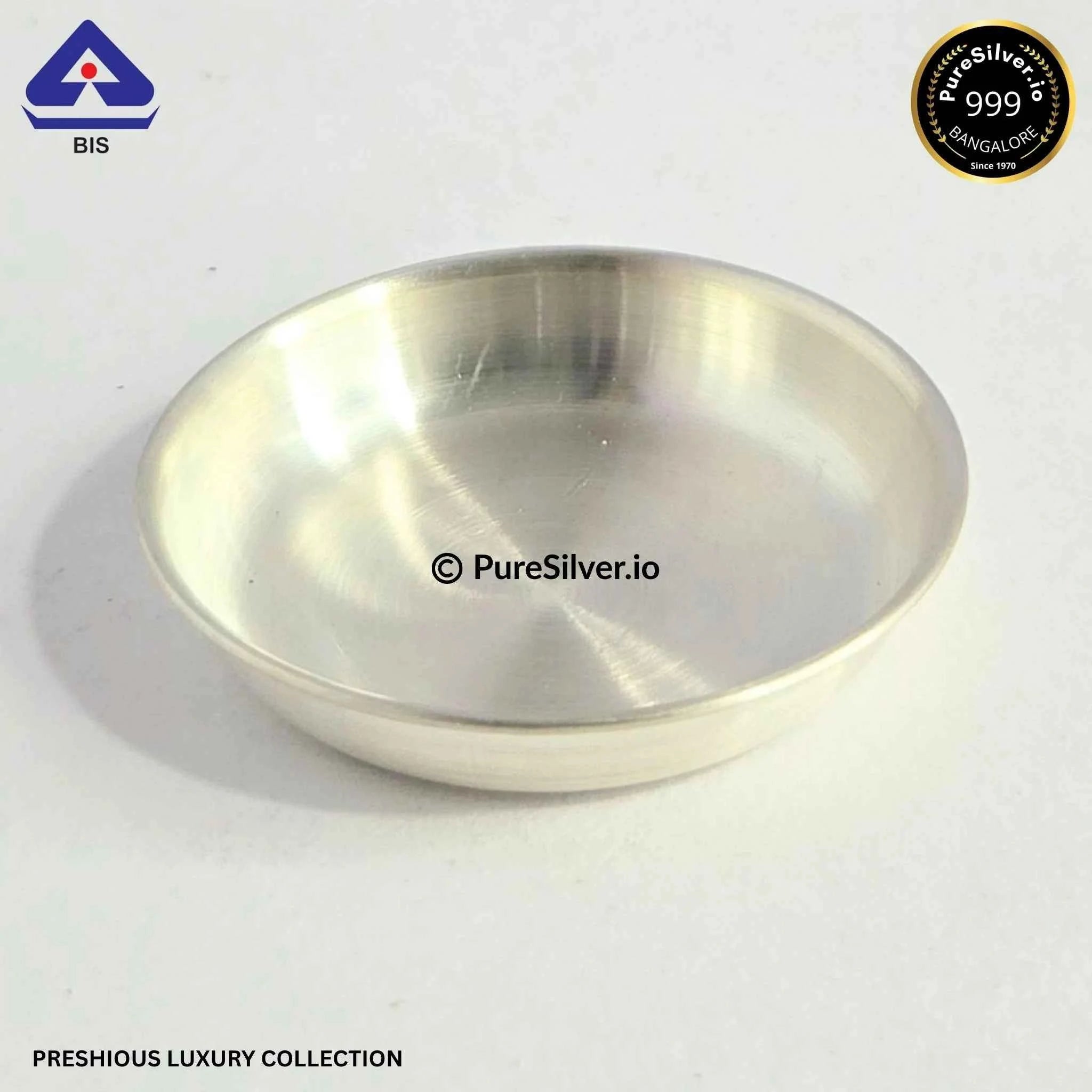 925 Silver Plate - 1.75 inches (~5 grams) BANGALORE PATTERN | 100% BIS ...