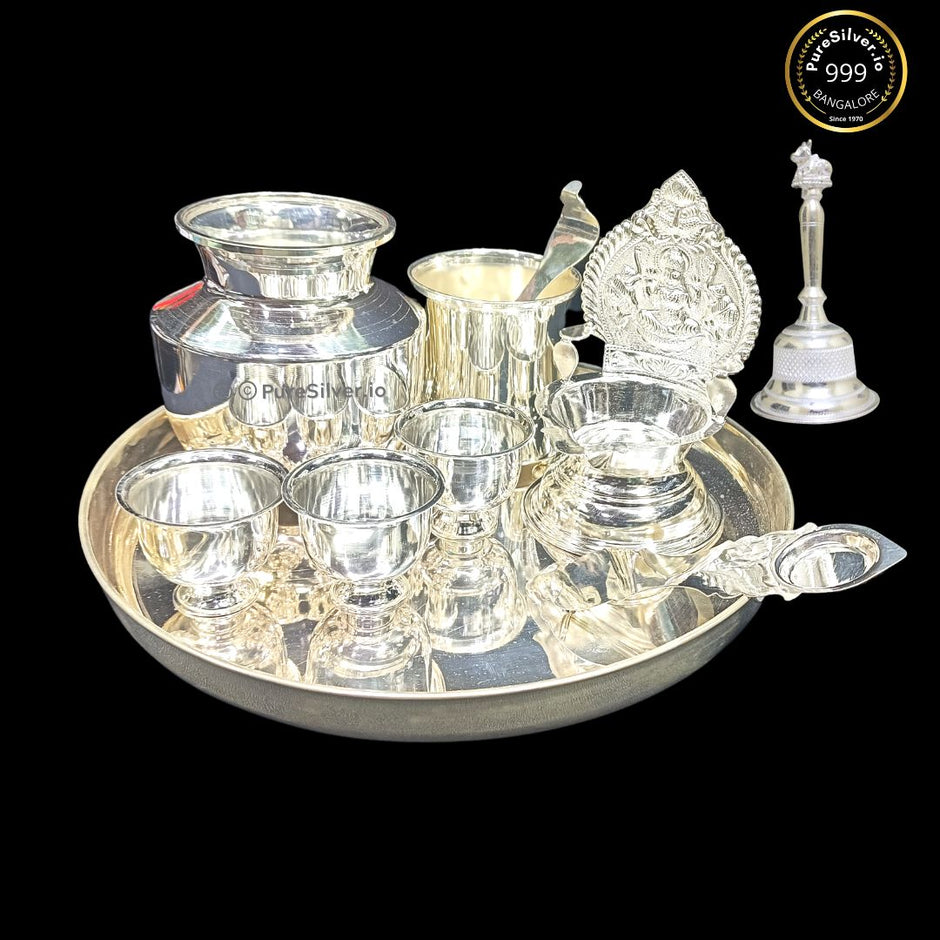 Buy Silver Pooja Items | Pure silver pooja items online – PureSilver.io