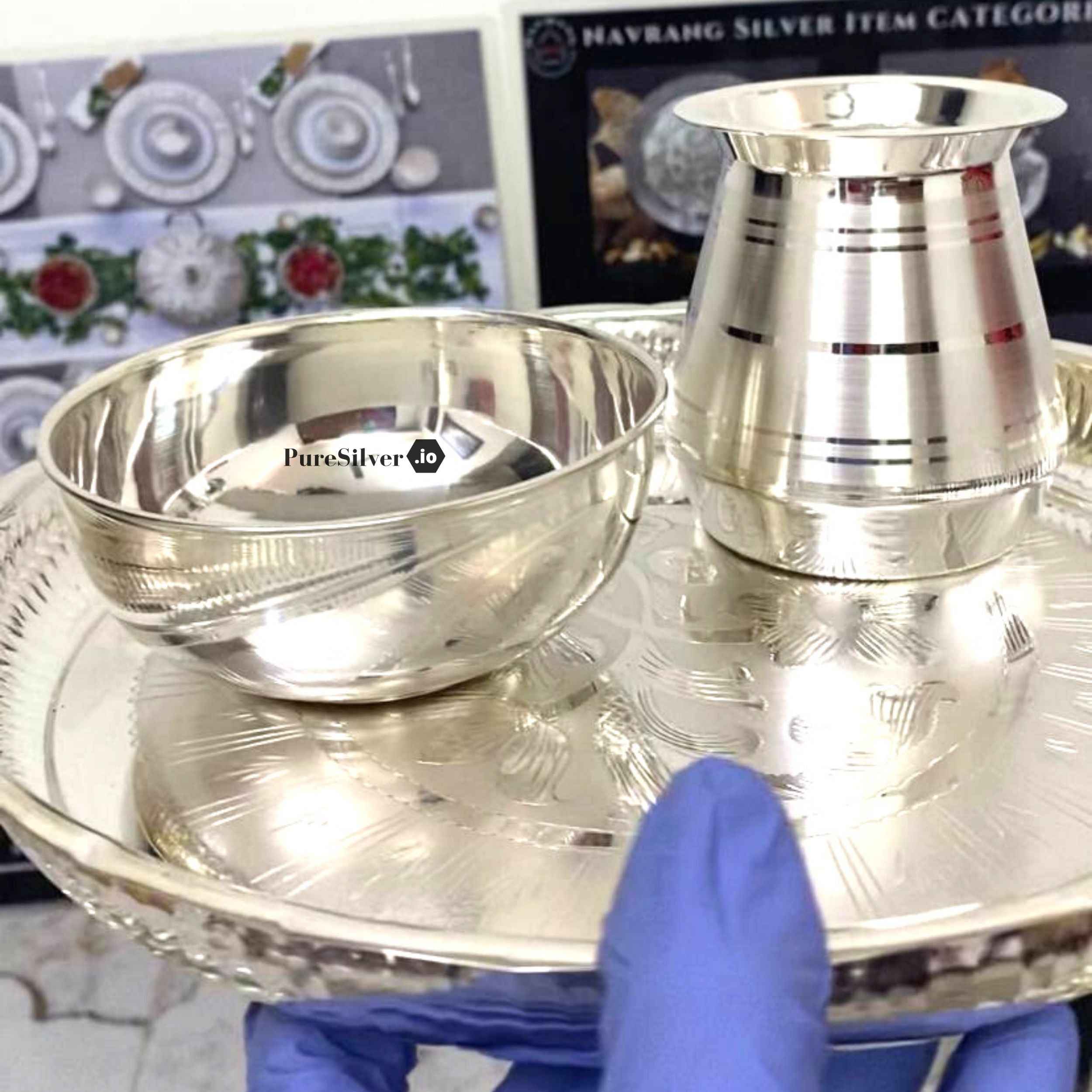 Buy Wholesale Silver Pooja Items and Silver Utensils with BIS Hallmark ...